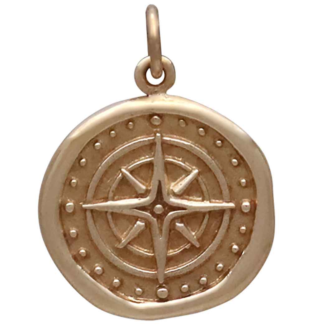 Compass Charm (Bronze Compass Wax Seal) – anniereh.com